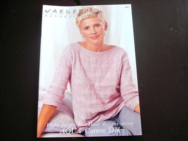 Jaeger JB07 Aqua Pattern Book | Jannette's Rare Yarns